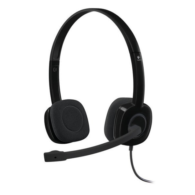 Περιφερειακά :: Ακουστικά :: Logitech H151 Black On Ear Multimedia ...